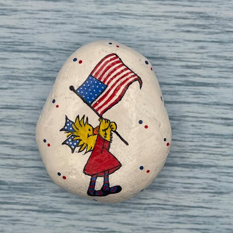 Veteran Painted Rock - Etsy