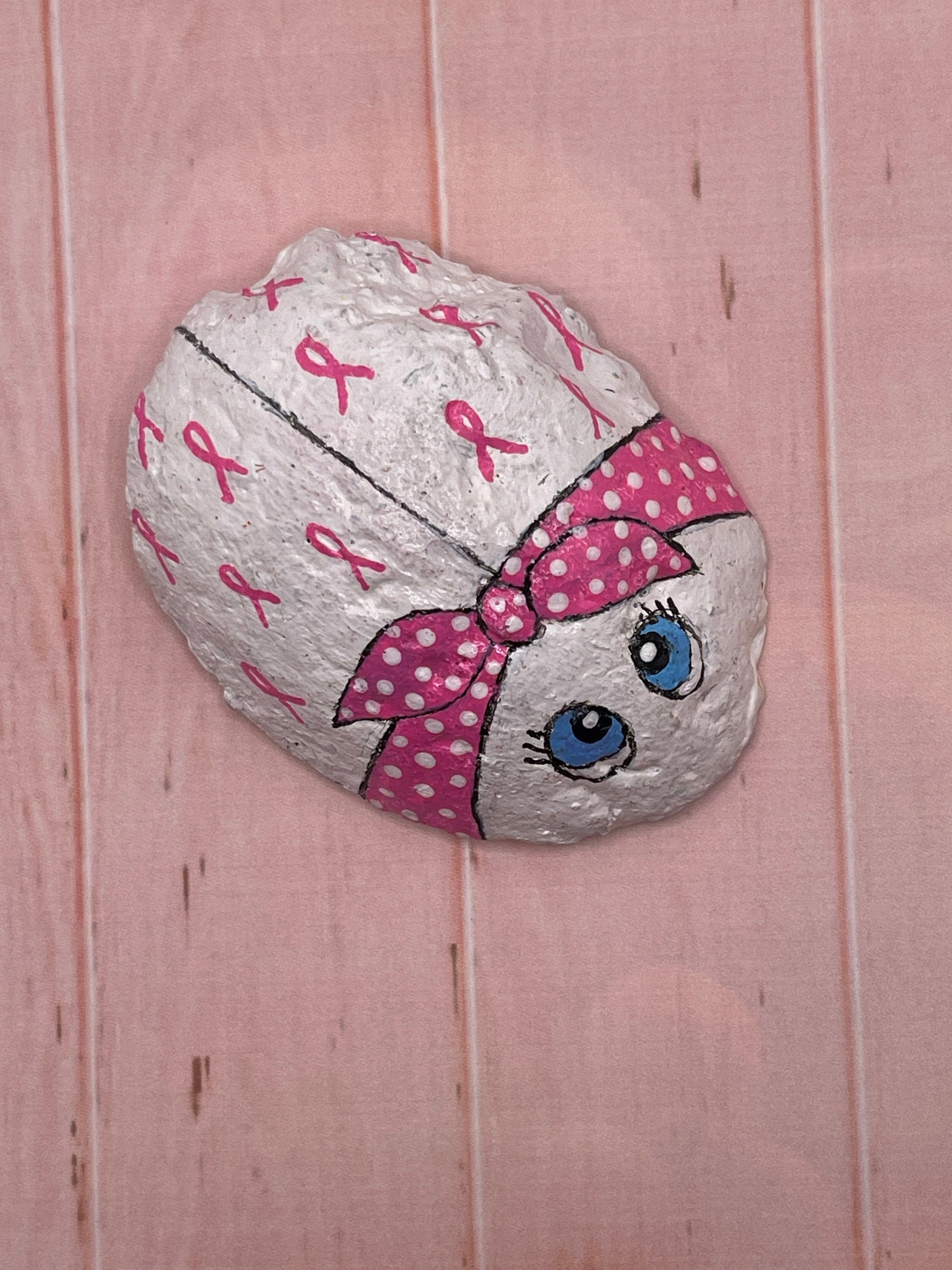 Cute Pink Bandana Ladybug, Pink Ribbon, Breast Cancer Awareness ...