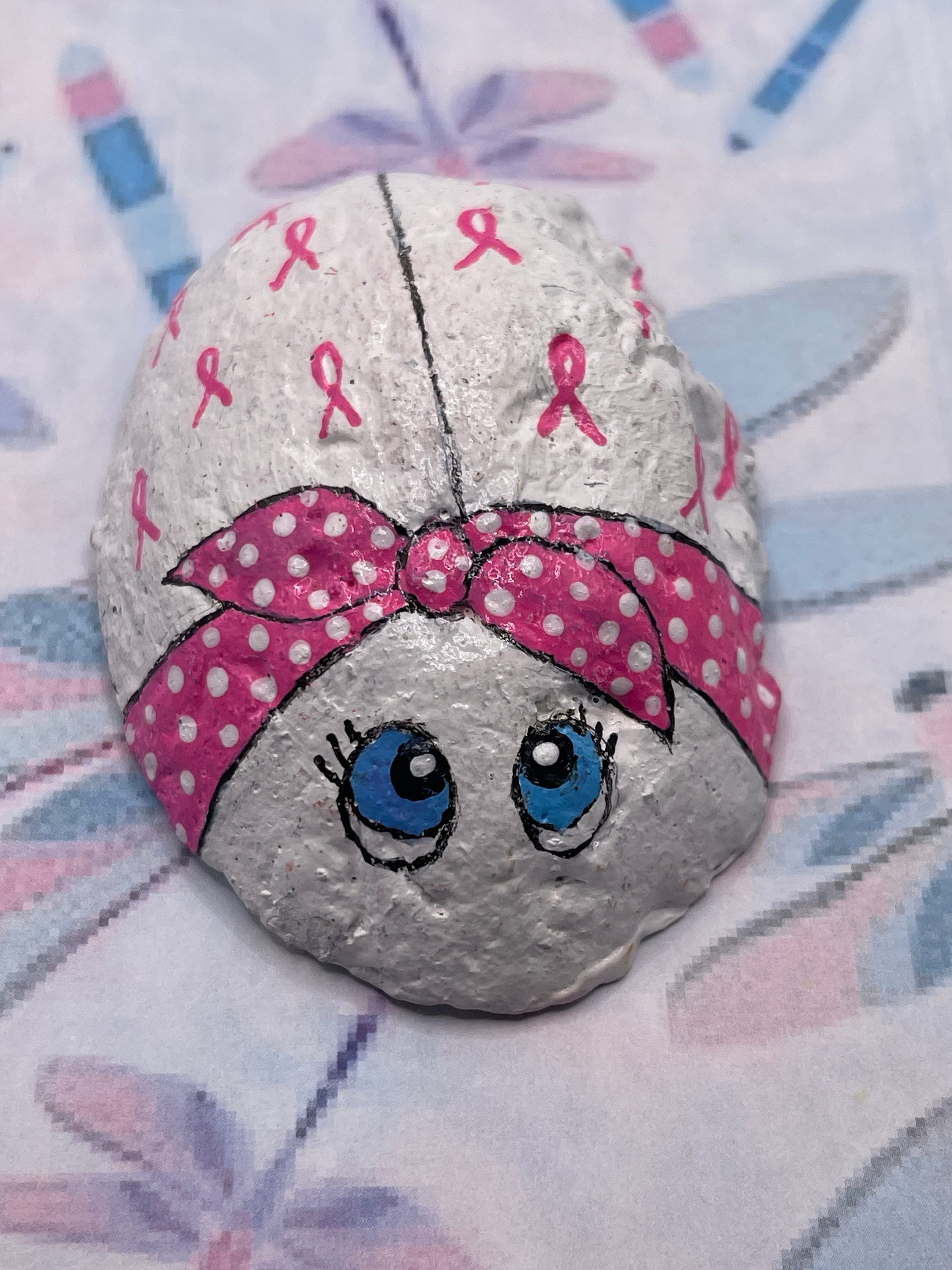 Cute Pink Bandana Ladybug, Pink Ribbon, Breast Cancer Awareness ...