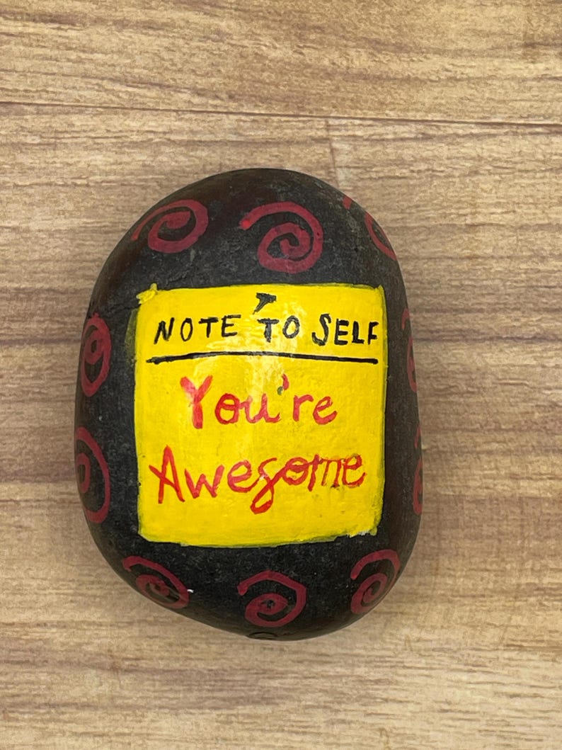 Note to Self You're Awesome on Post-it, Inspirational Quote ...
