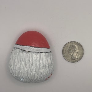 Cute Whimsical Santa Claus, Christmas Holiday, Painted Rock, Pebble Art ...