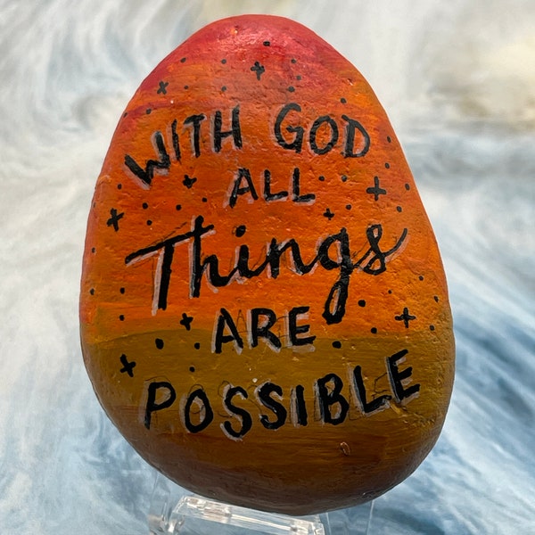 Painted Rock Bible Verse - Etsy