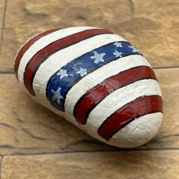 Veteran Painted Rock - Etsy