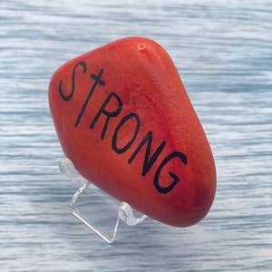 Strong, Joshua Bible Verse, Inspirational Religious Art, Cross, Painted ...