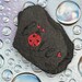 Ladybug Love Bug on Natural Slate Stone, Valentine Gift, Painted Rock ...