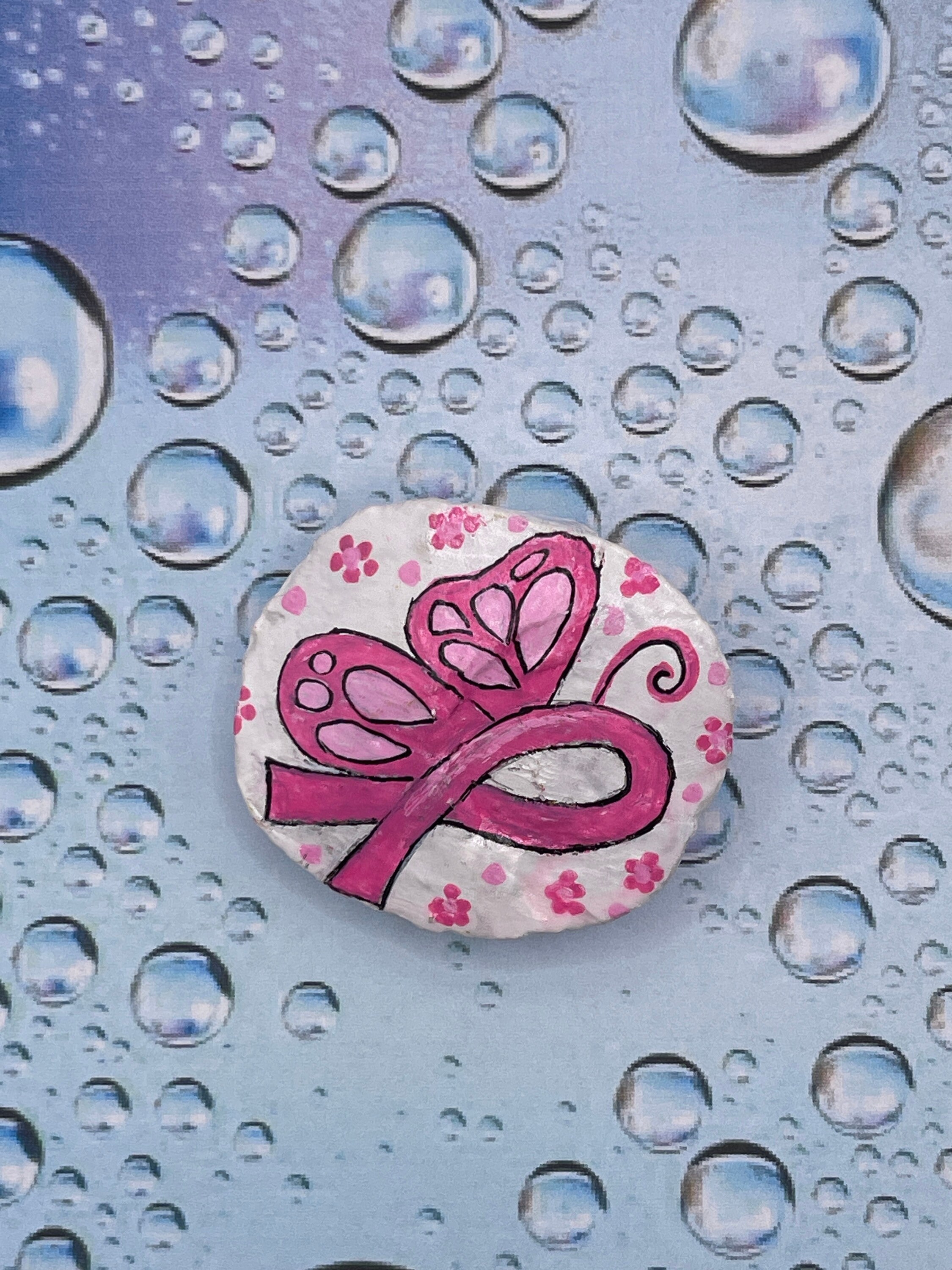 Pink Butterfly, Breast Cancer Awareness, Pink Ribbon, October, Hand ...
