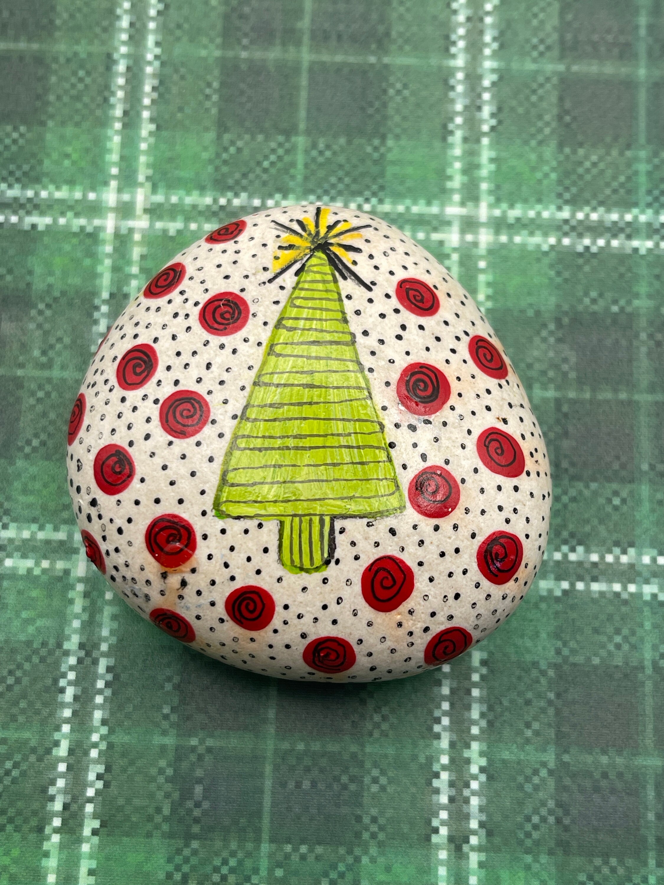 Abstract Christmas Tree, Dot Art, Merry Christmas, Winter Christmas ...