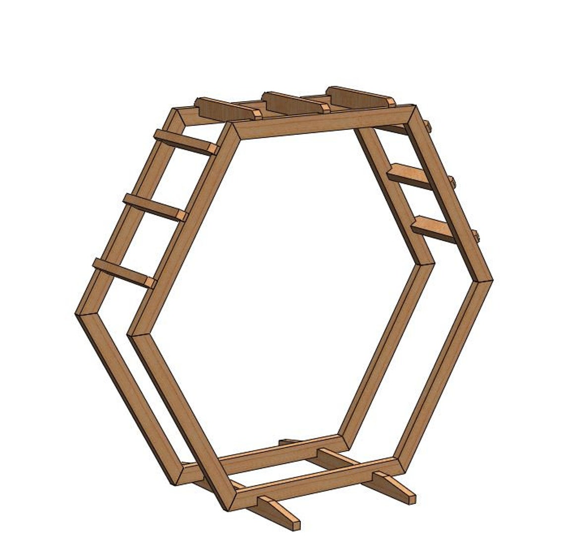 Portable Hexagon Wedding Arbor/diy Plans Pdf/collapsible Arch Build ...