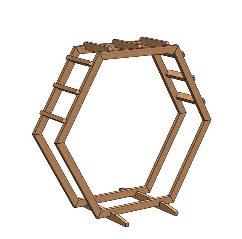 Portable Hexagon Wedding Arbor/diy Plans Pdf/collapsible Arch Build ...
