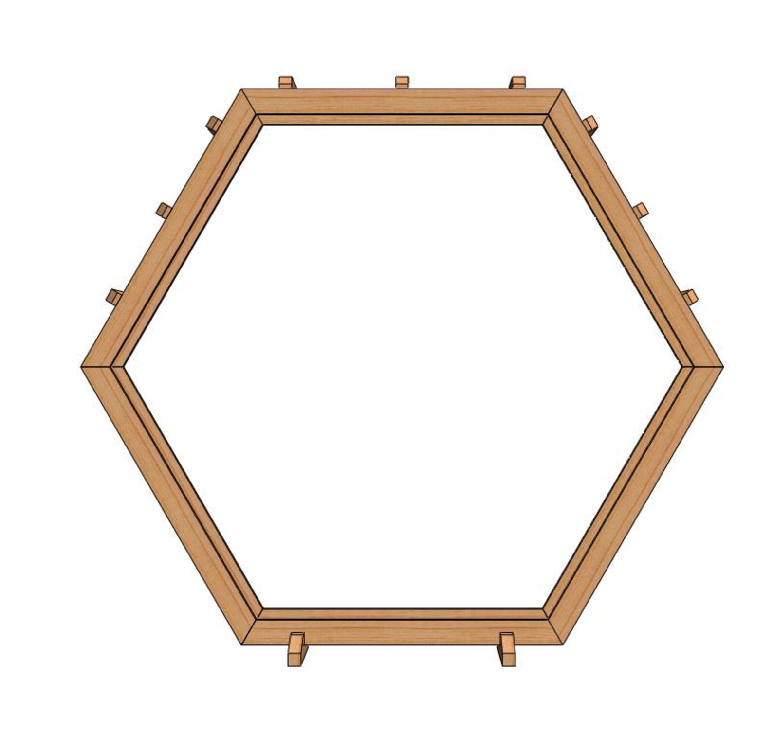 Portable Hexagon Wedding Arbor/diy Plans Pdf/collapsible Arch Build ...