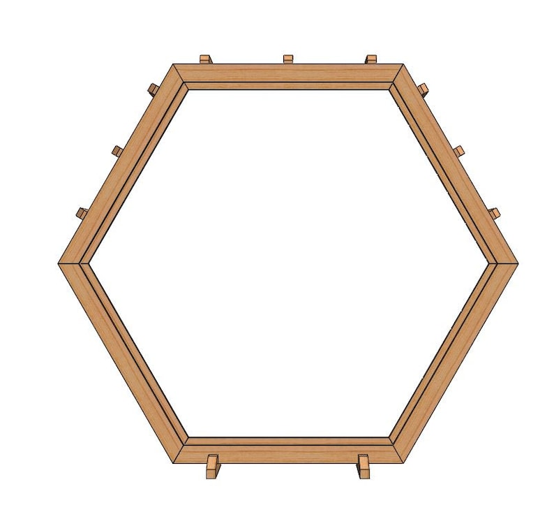 Portable Hexagon Wedding Arbor/diy Plans Pdf/collapsible Arch Build ...