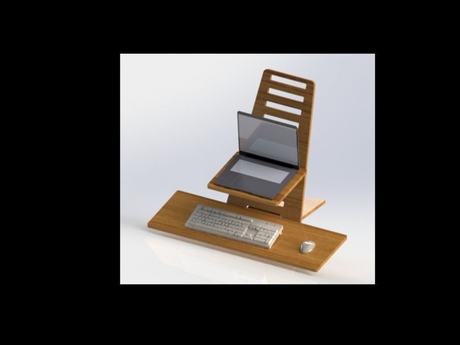 Laptop Stand Digital File for Laser and CNC/ Wooden Laptop - Etsy