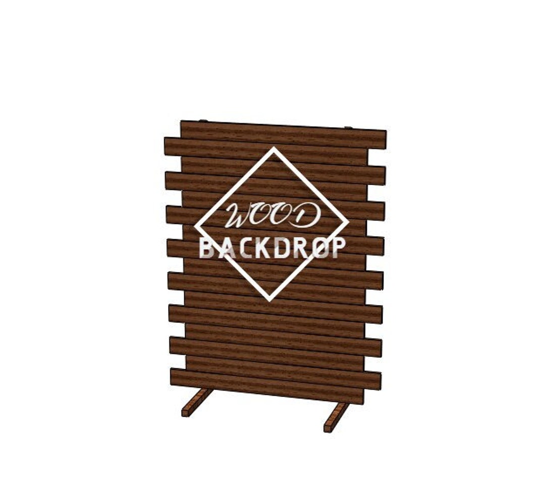 Wood Backdrop Plans/wedding Square Wooden Arch/rustic Wedding Backdrop ...