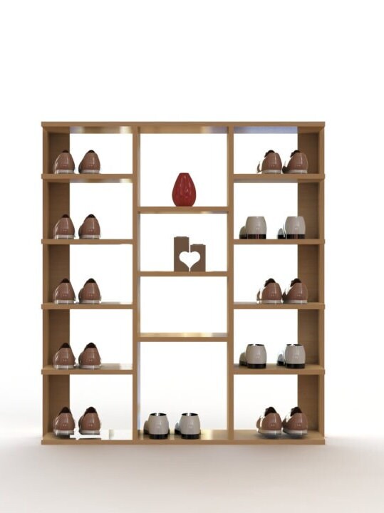 Shoe Rack Plan/shoe Tower Plan/shoe Shelf Plan/shoe Organizer Plan/wood ...