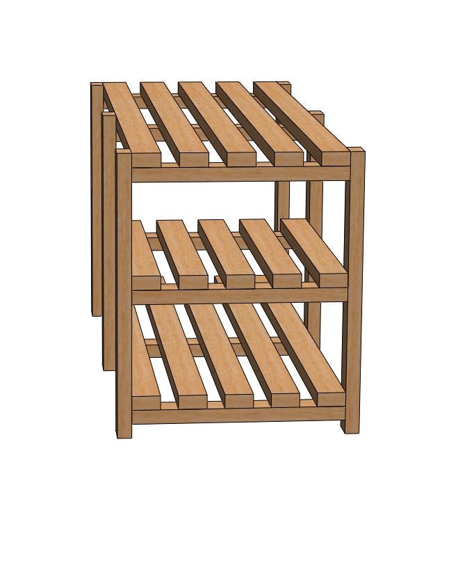 Shoe Storage Rack Plan/storage Rack Plan/shoe Storage Plan/wood Shelf ...