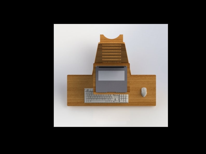 Laptop Stand Digital File for Laser and CNC/ Wooden Laptop - Etsy