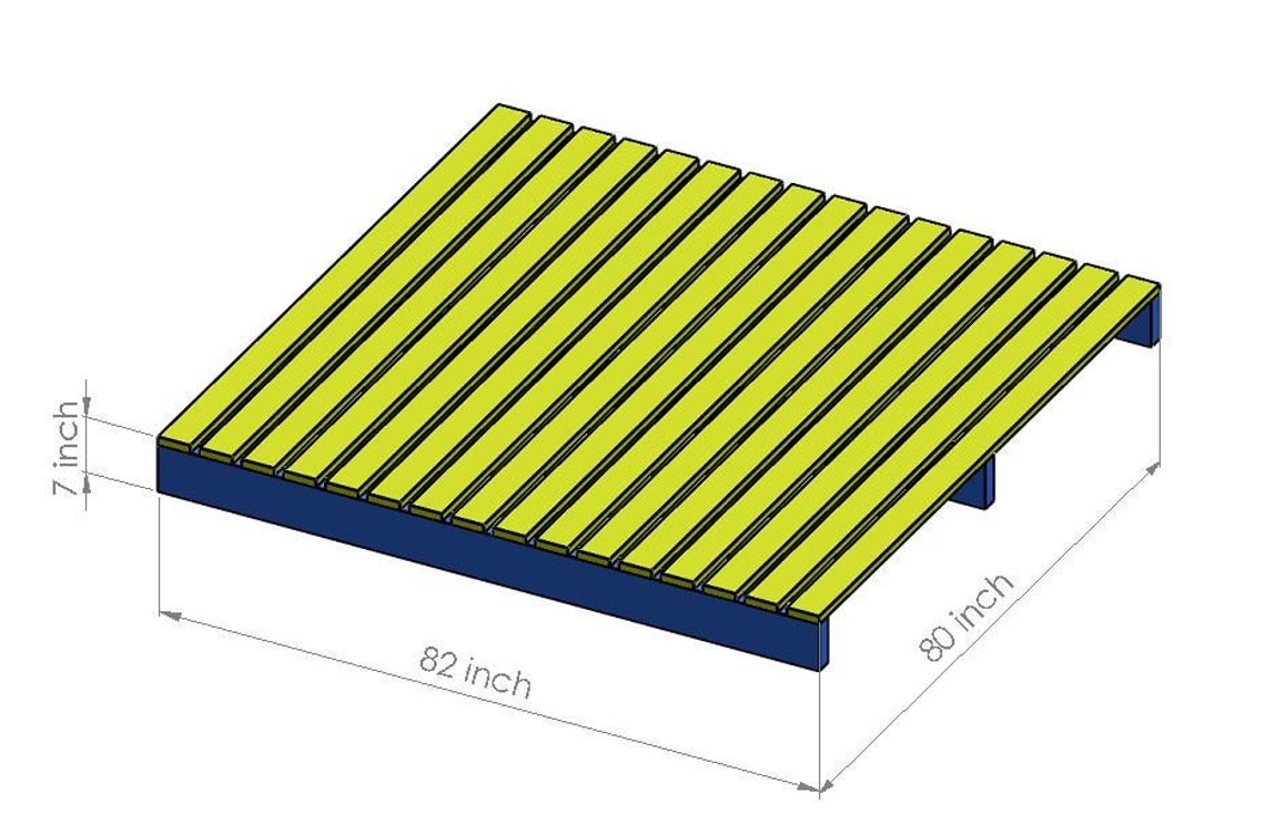 DYI Plans King/modern Platform Bed/minimalist Wooden Bed/king Size/pdf ...