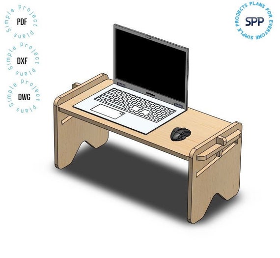 Laptop Stand/wood Laptop Stand Plan/desk Plans/laptop - Etsy