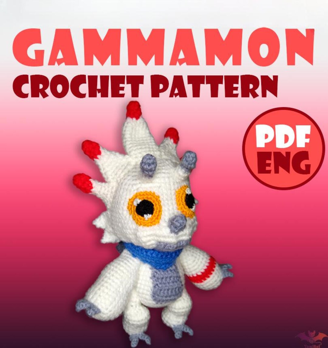 Crochet Digimon Gammamon Amigurumi Pattern PDF - Etsy
