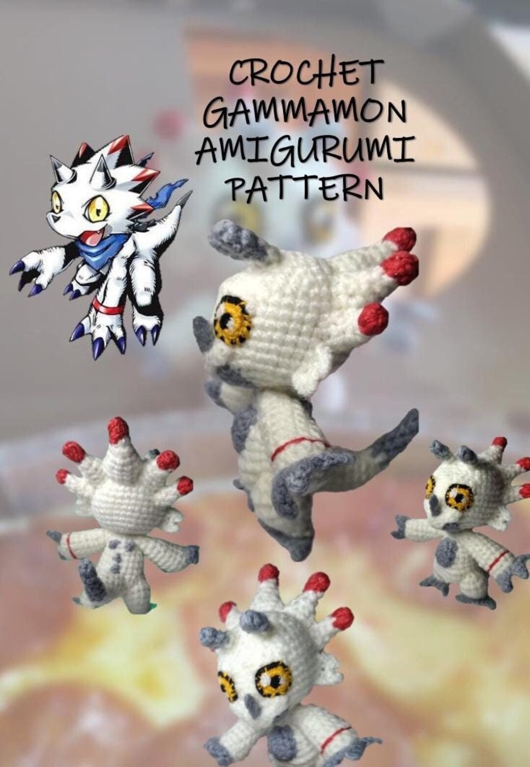Crochet Digimon Gammamon Amigurumi Pattern - Etsy