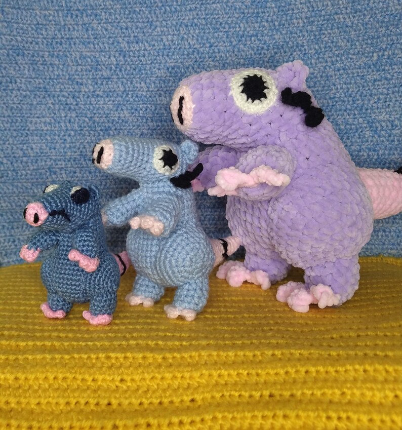 Crochet Brick (stupid Rat) From Pizza Tower Amigurumi Pattern + Free ...