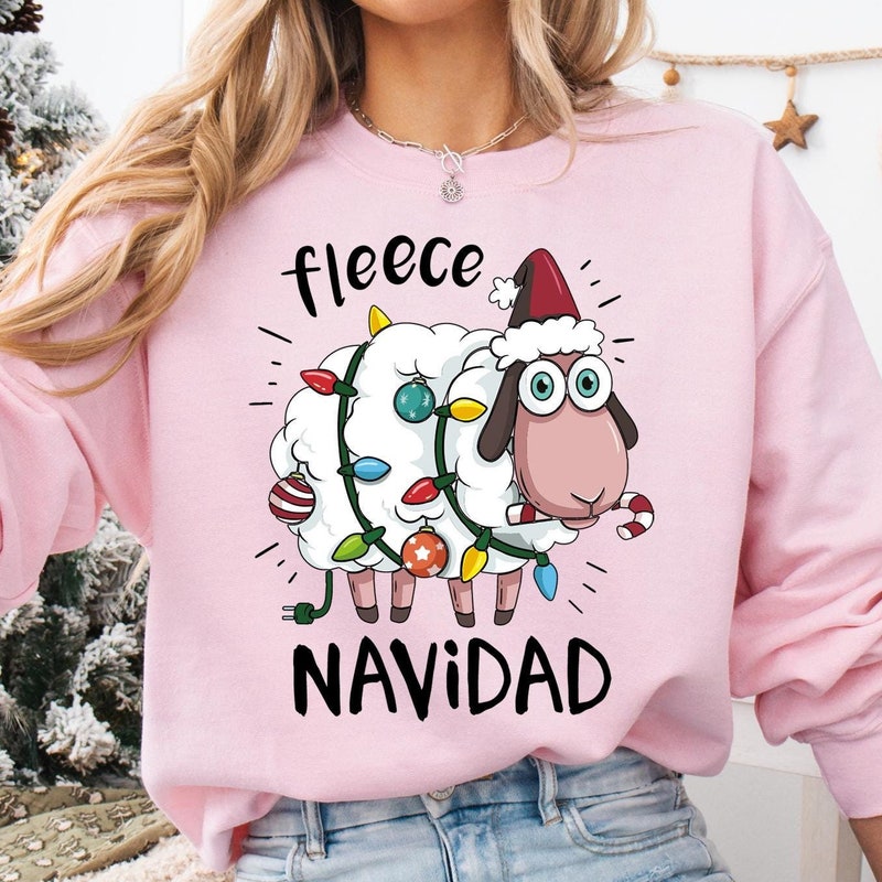 Fleece Navidad Sweater - Etsy