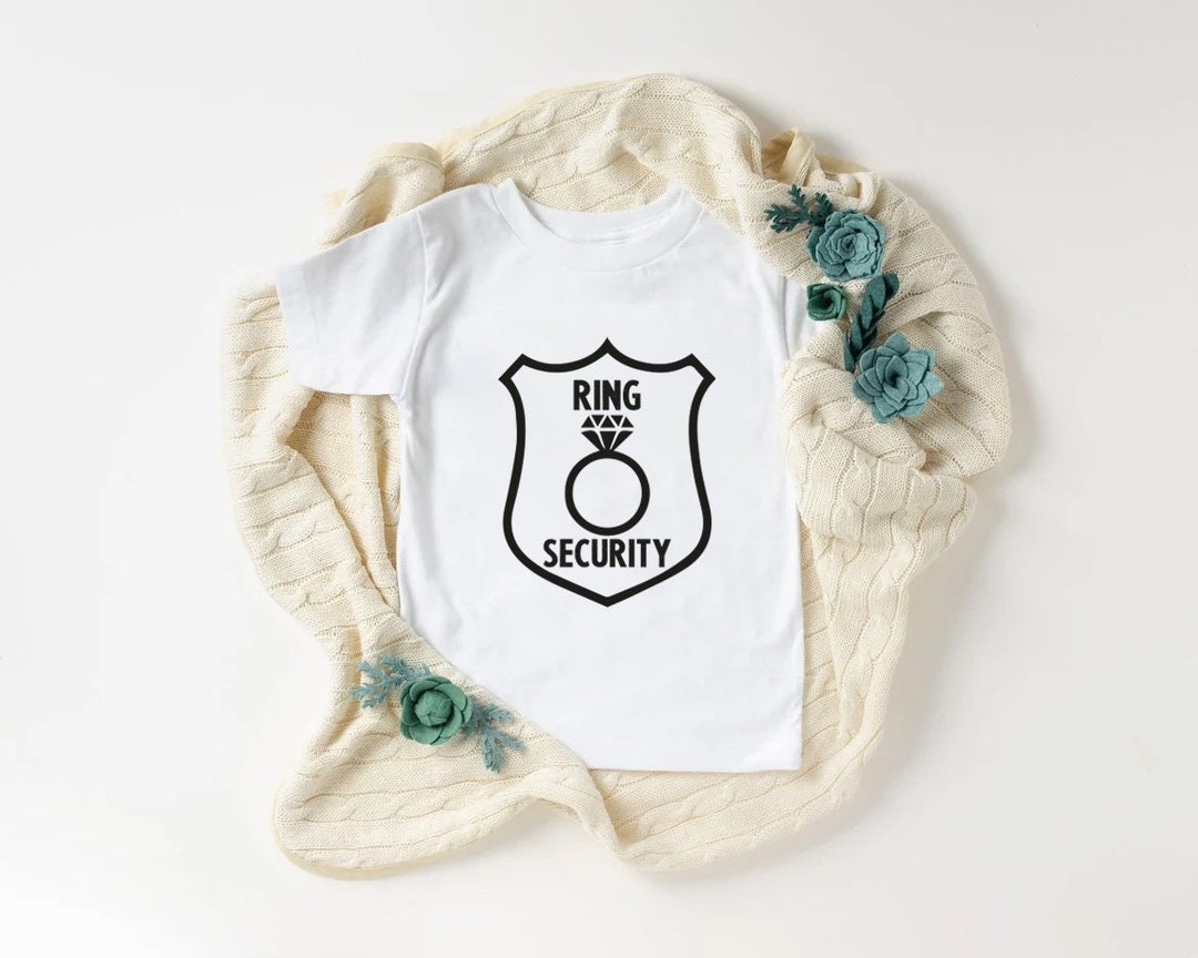 Ring Security Shirt, Ring Security Boys Shirt, Bridal Party Shirts ...