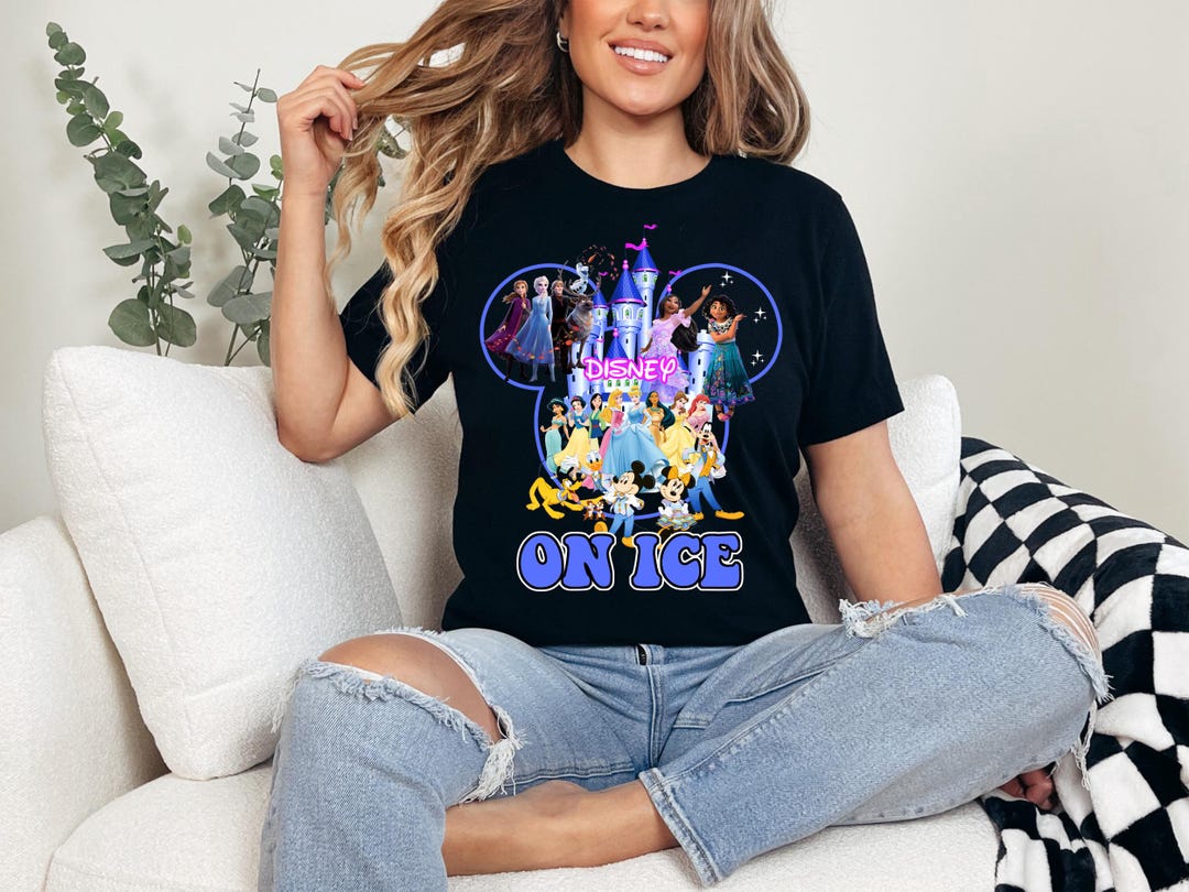 Mickey on Ice Shirt, Disney Family Vacation T-shirt, Mickey Ice Hoodie ...