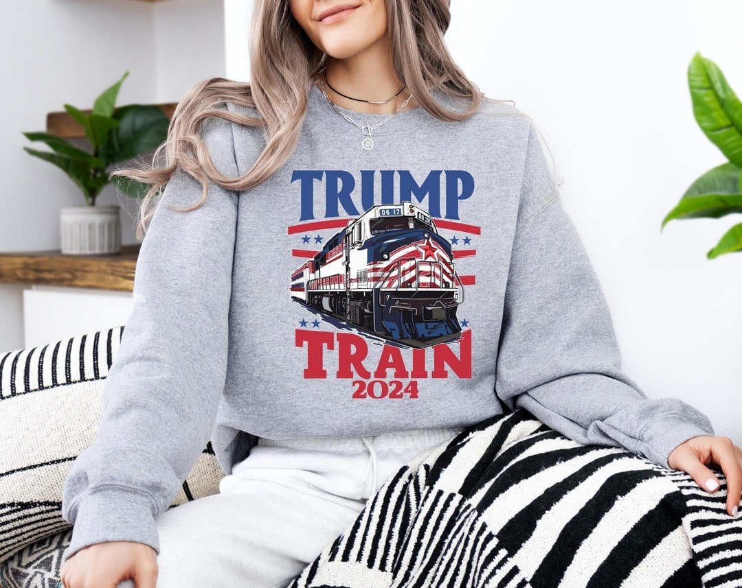 Trump 2024 Shirt, All Aboard the Trump Train Shirt, Republican Shirt ...