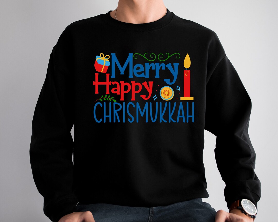 Merry Happy Chrismukkah Shirt, Shine and Bright Like a Menorah ...
