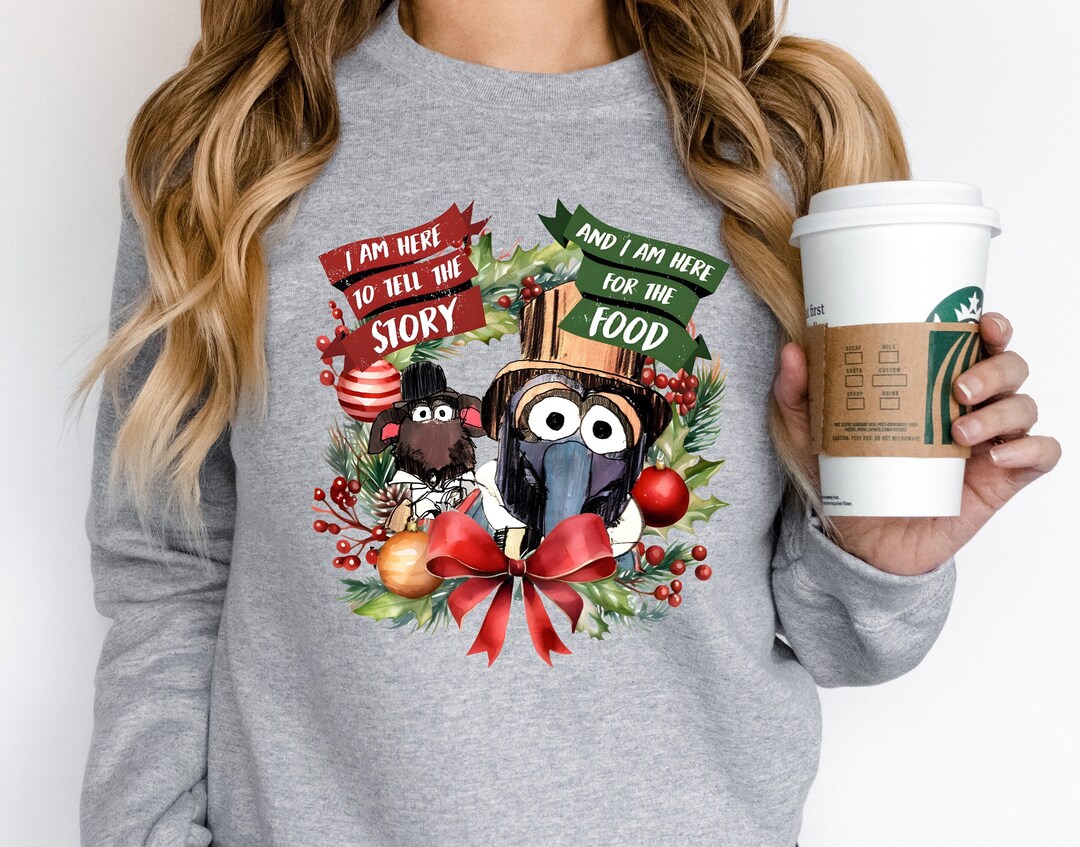 Gonzo Rizzo the Muppet Christmas Carol Shirt, I'm Here for the Food ...