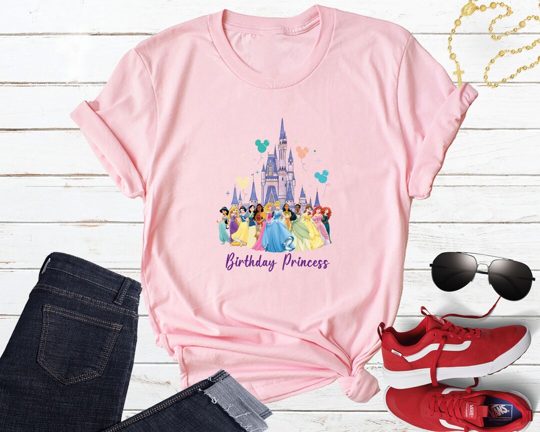 Disney Princess Shirt Custom Princess Shirt Disney Birthday - Etsy