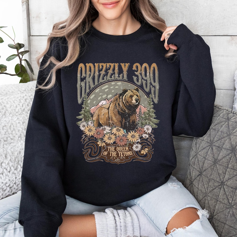 Grizzly Bear 399 T Shirts - Etsy