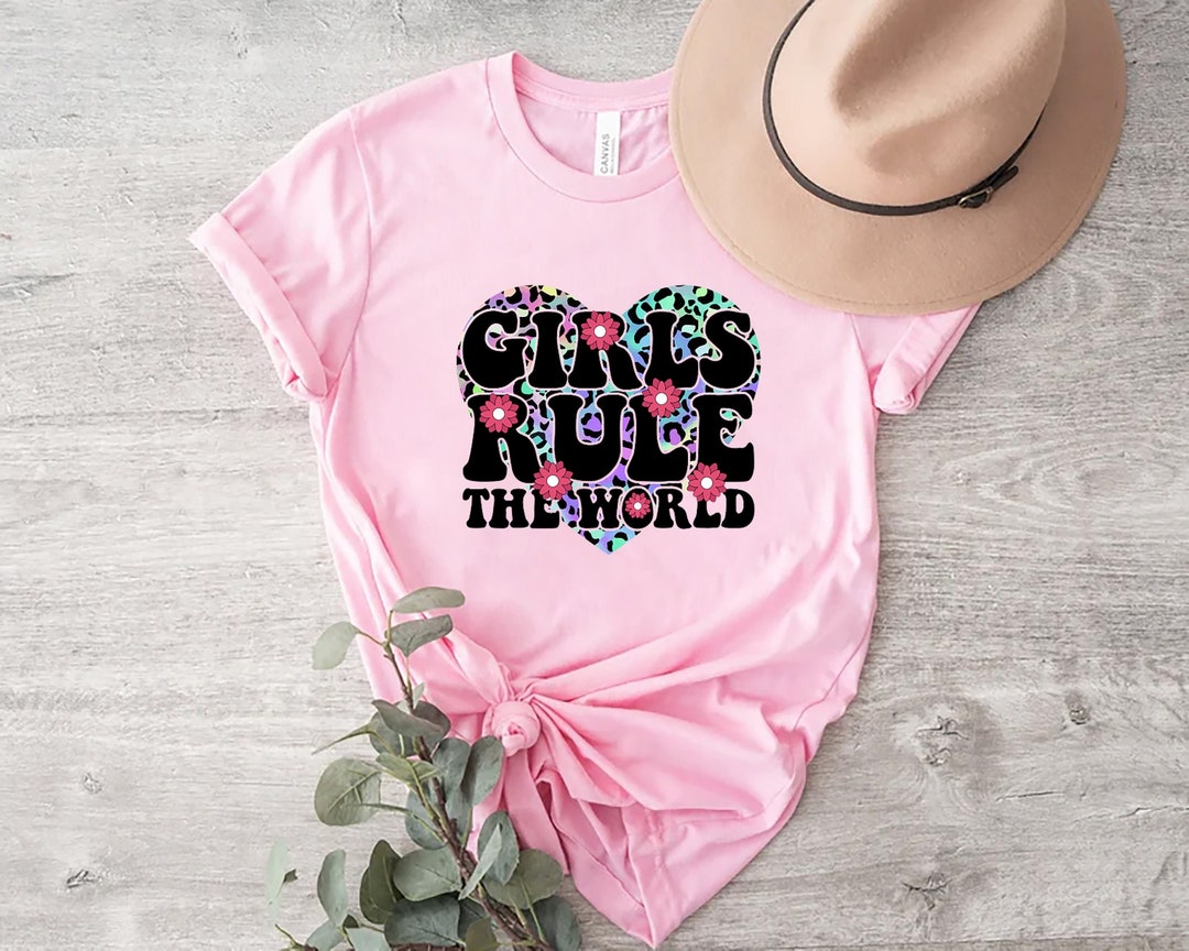 Girls Rule the World Shirt Feminist Shirt Feminist Tee - Etsy