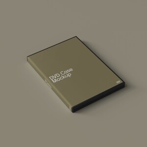 DVD Cover Mockup, Custom Dvd Cd Case Cover, Product Logo Cover, Label ...