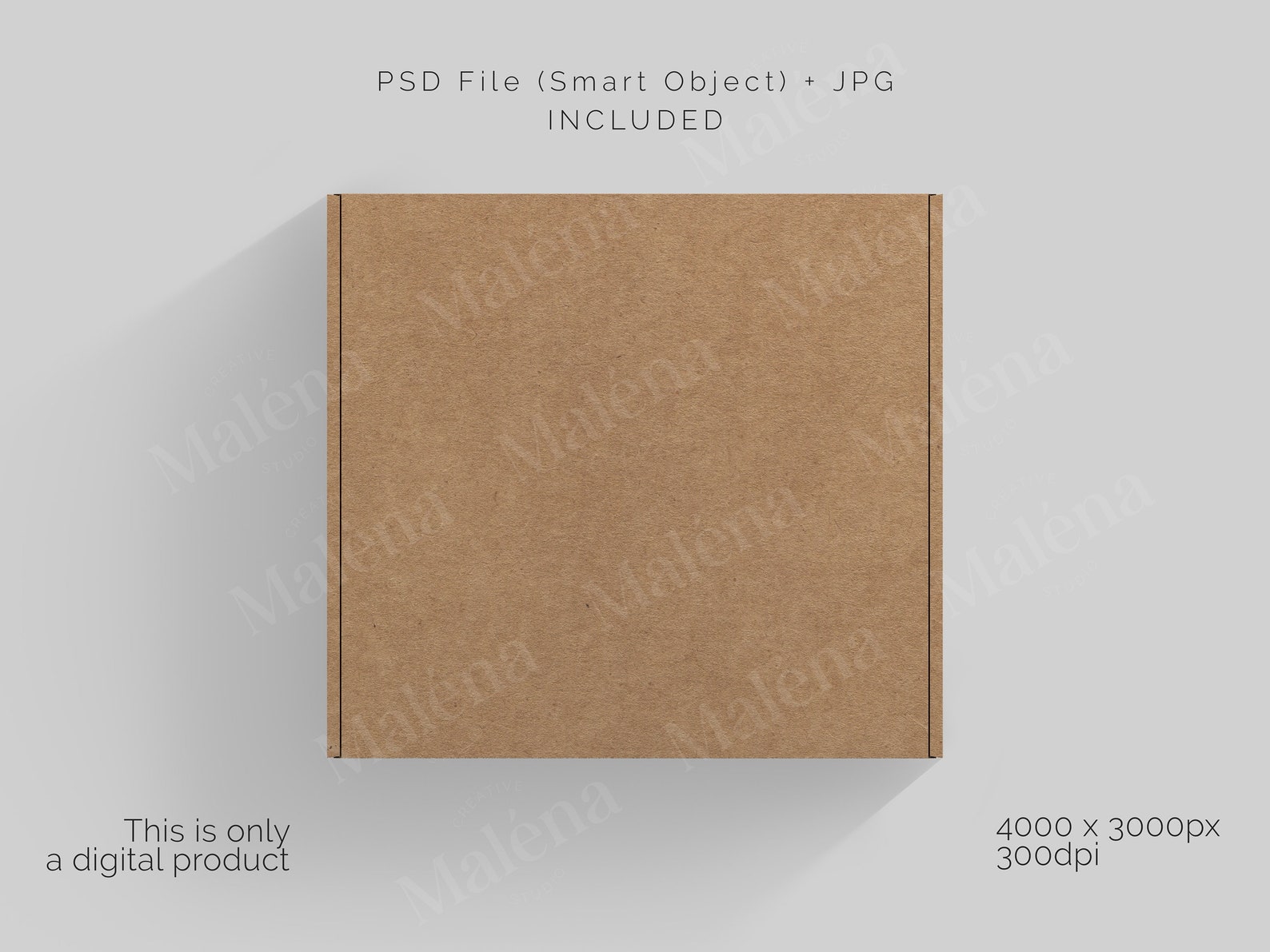 Cardboard Box Mockup, Product Logo Box, Label Design Presentation ...