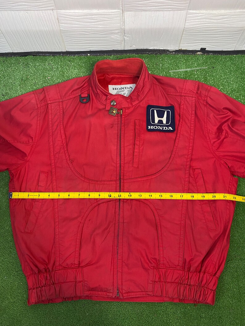 Vintage Honda Bomber Jacket Zipper Team Racing Jacket Size Medium - Etsy