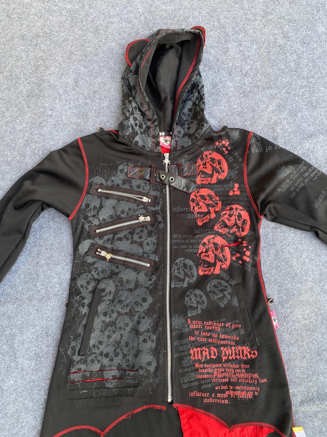 Vintage Mad Punk Girl Gothic Jacket - Etsy
