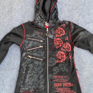 Vintage Mad Punk Girl Gothic Jacket - Etsy
