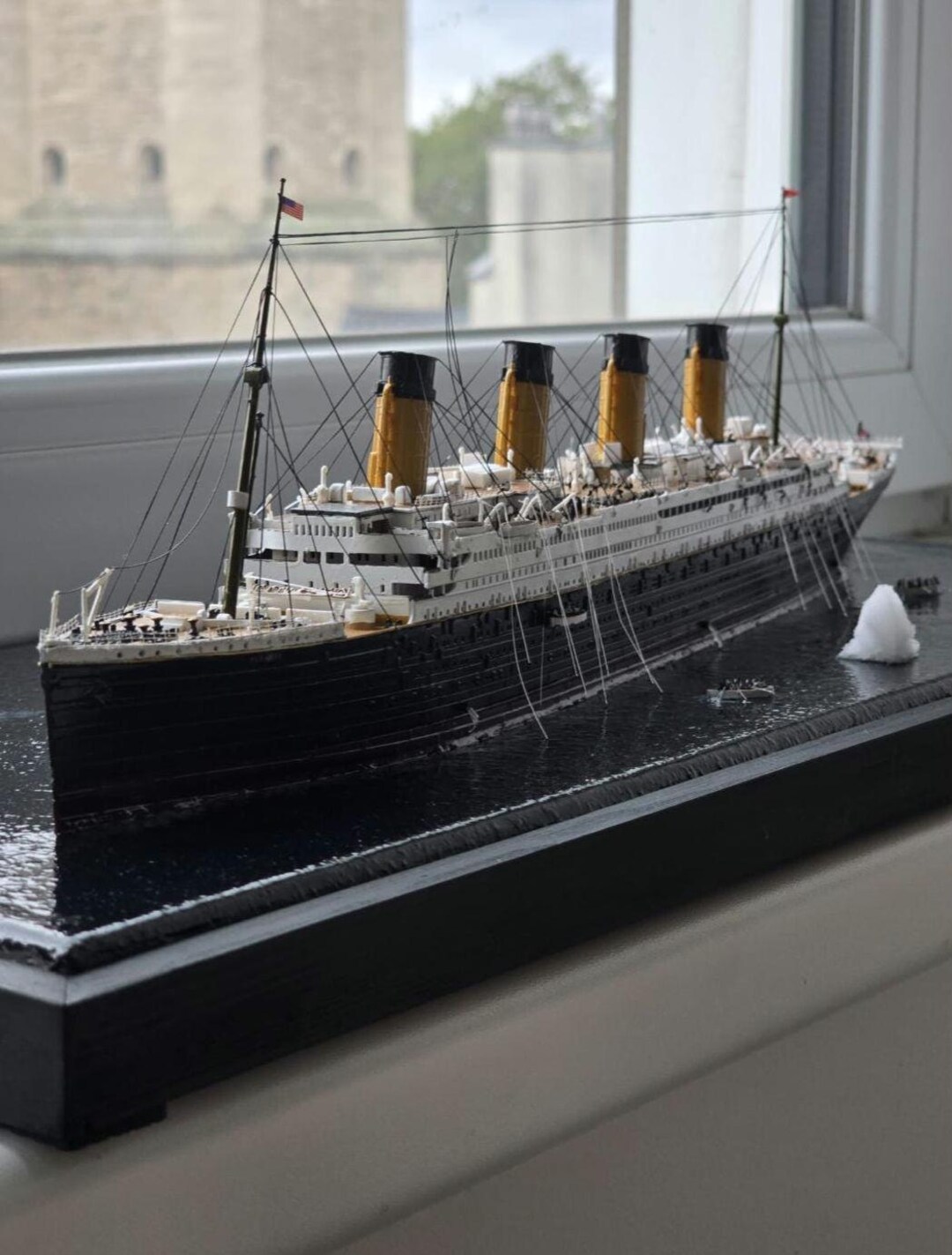 Handcrafted Titanic Model - Icy Waters Diorama - Etsy