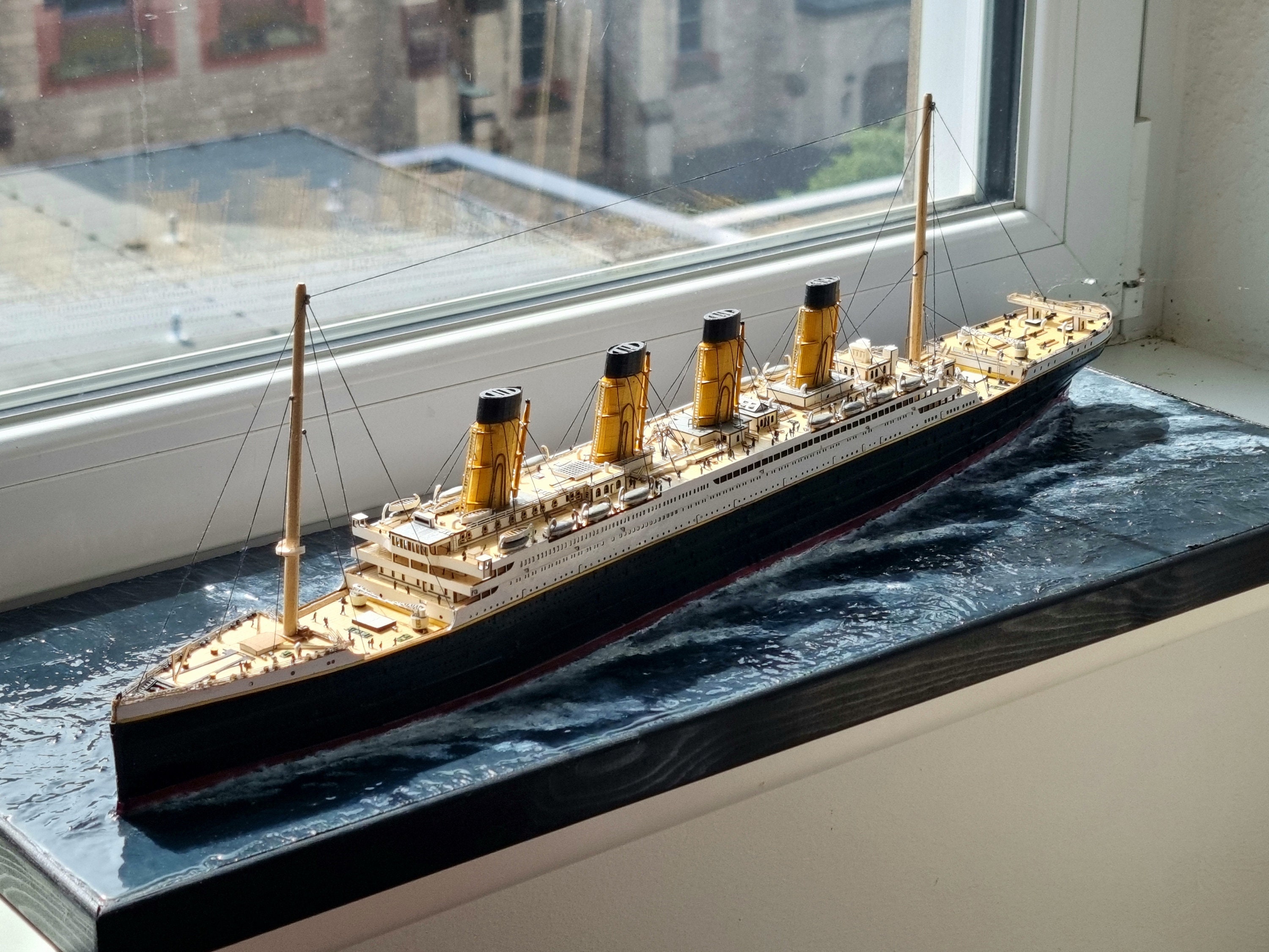 Handmade Titanic Model - Etsy
