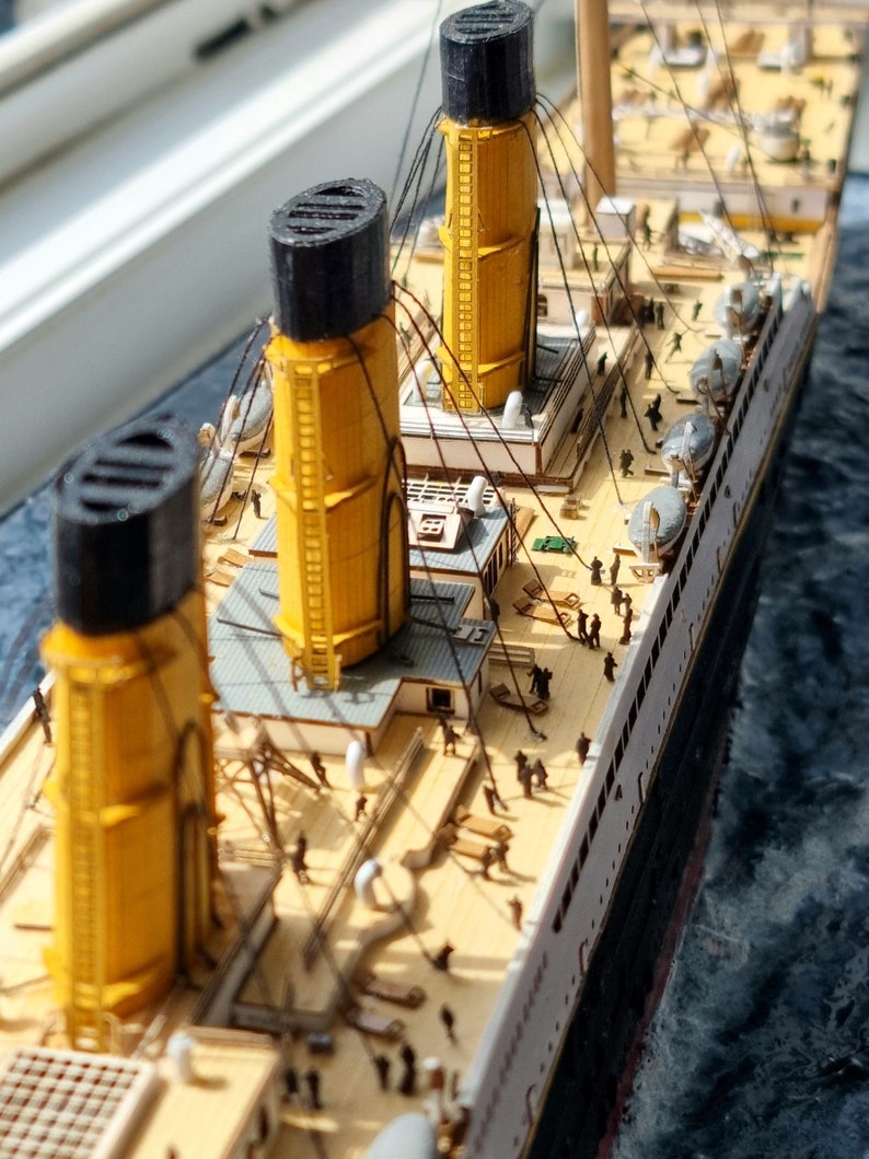 Handmade Titanic Model - Etsy