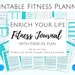Fitness Planner Printable PDF, Meal Planner, Weight Loss/calorie ...