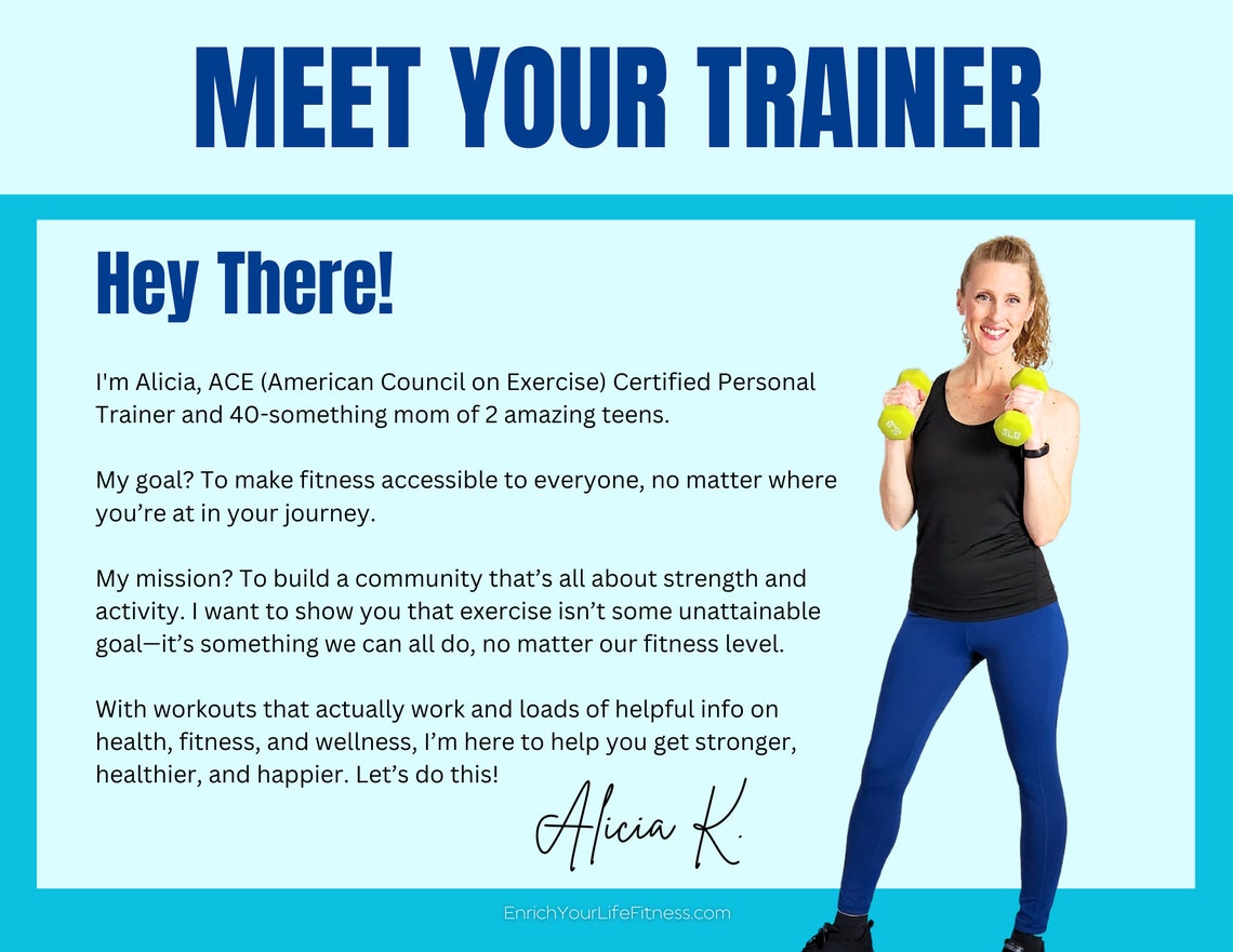 6 Week Fitness Transformation | Workout Plan W/daily Workout Videos ...