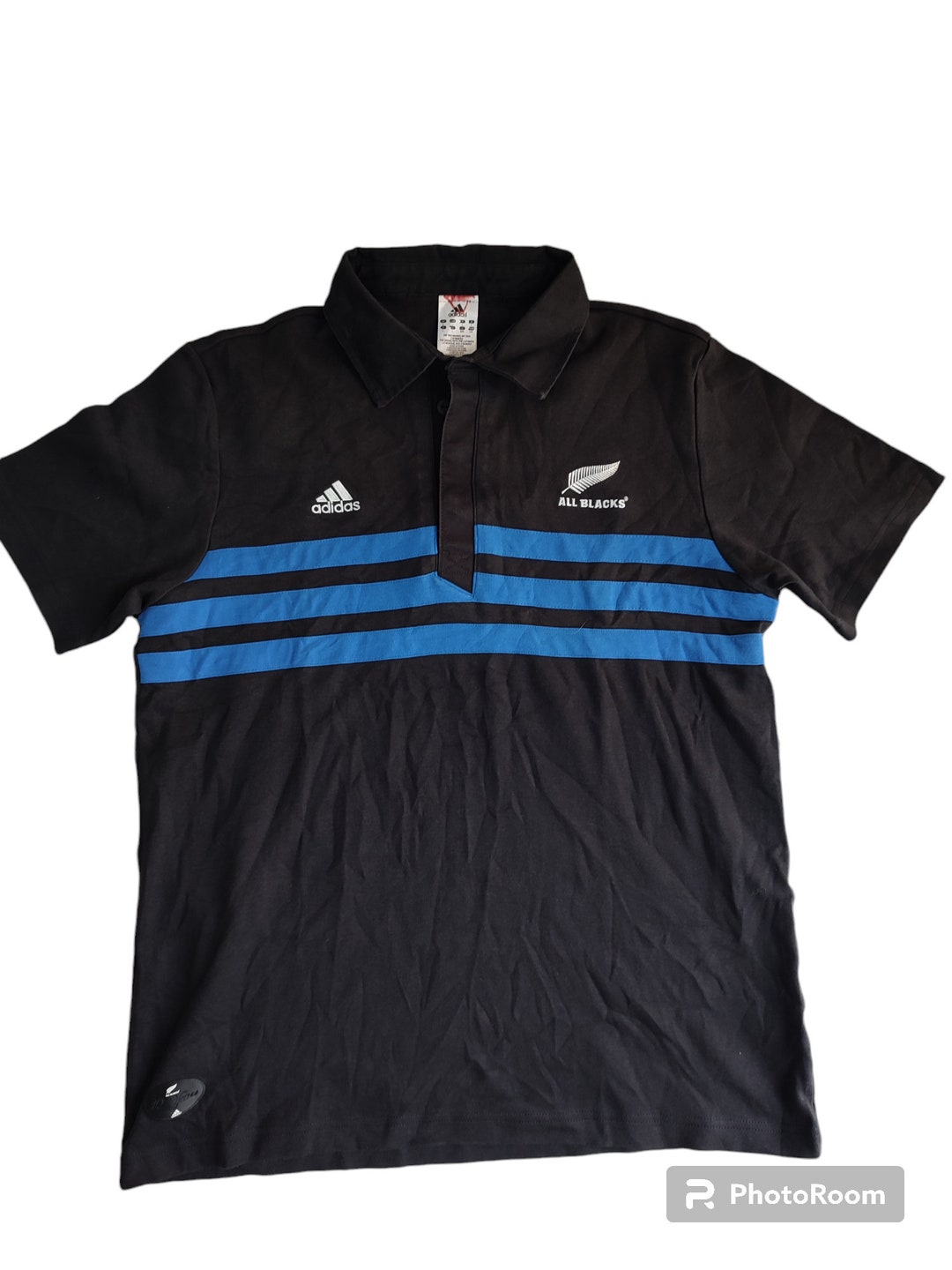 Adidas All Blacks New Zealand Rugby Polo Shirt Size L - Etsy