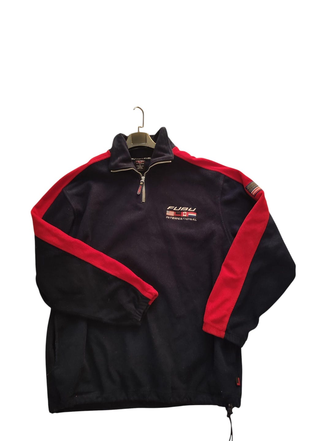Fubu Sport International Vintage Half Zip Sweatshirt Size XL - Etsy