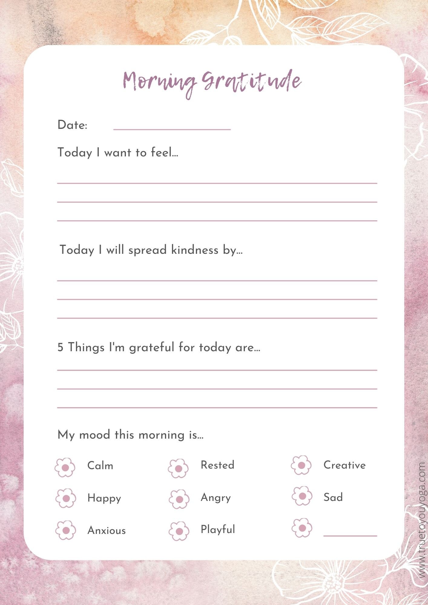 My Gratitude Journal - Etsy