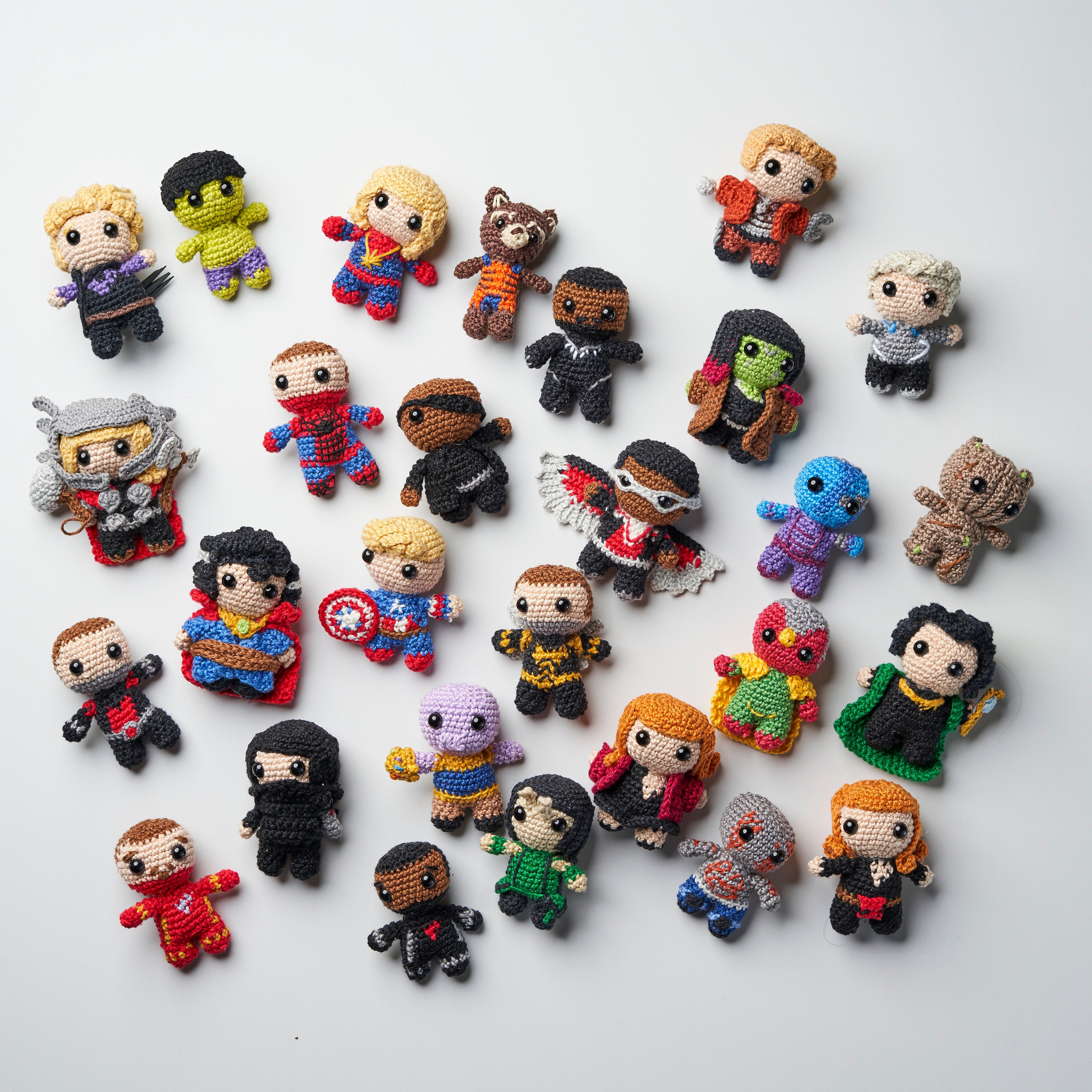 Avengers I, II and III Amigurumi Pattern Marvel - Etsy