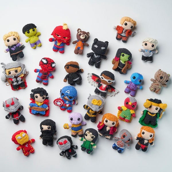 Crochet Patterns Avengers - Etsy