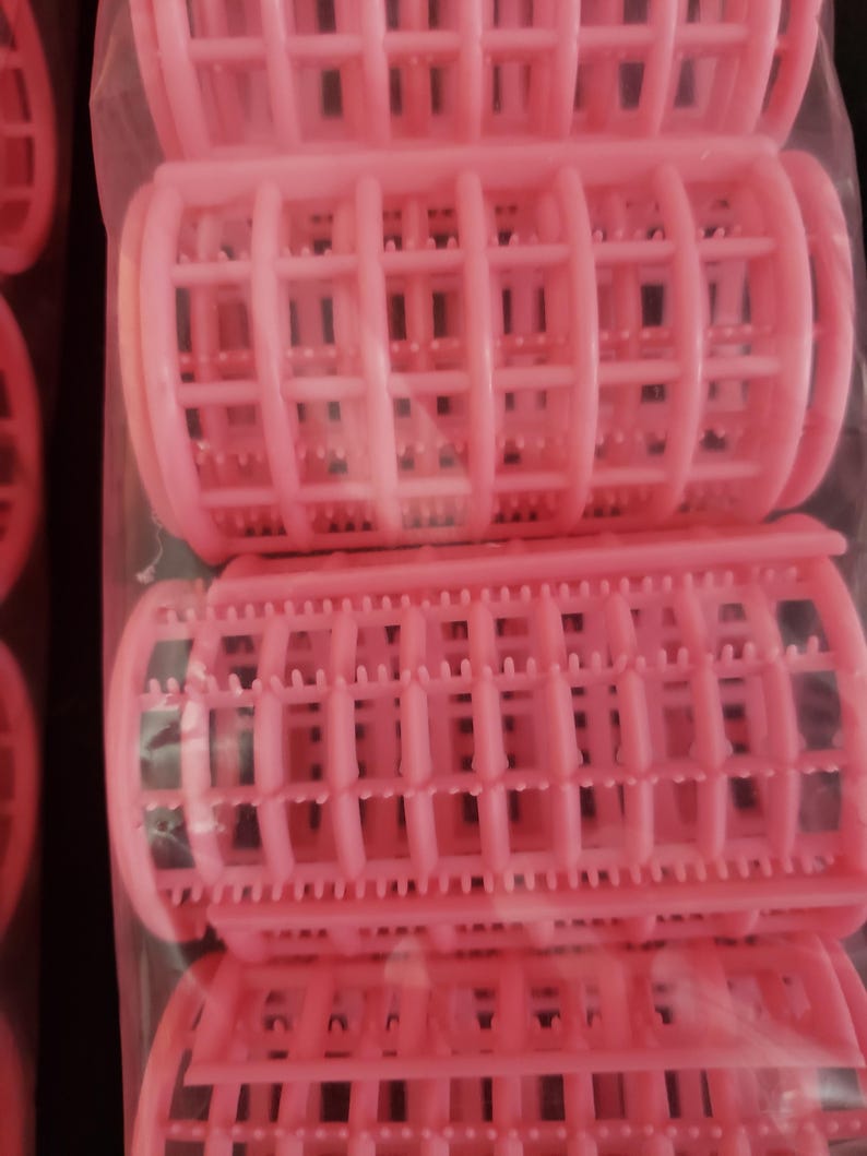 Prestige Plastic Hair Rollers Styling Curlers Heatless Reusable Curling ...